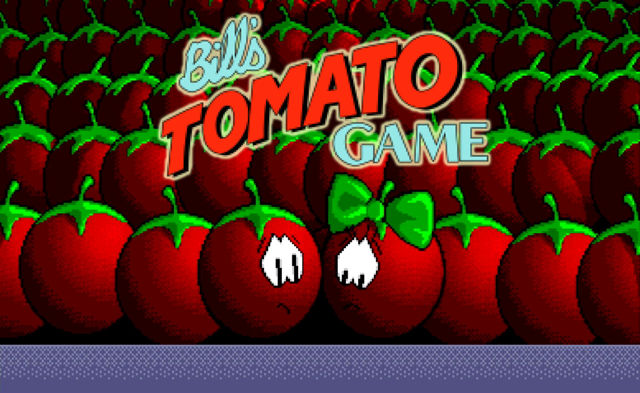 Bill's Tomato Game - New Mega Drive Games